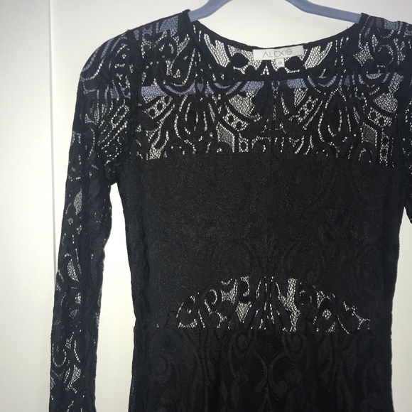 Alexis | Dresses | Alexis Marisol Sheer Lace Gown | Poshmark